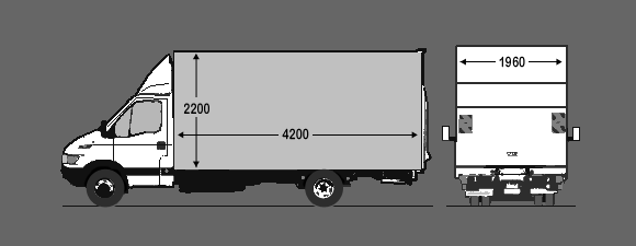 Location Utilitaire 19-20m3 (DM) - T-Rent A Car en Suisse Romande
